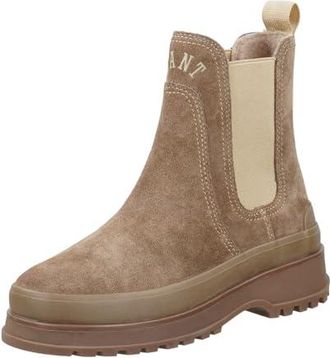 GANT Femme Wintly Bottine Chelsea, Beige Froid, 38 EU
