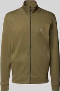 Boss Orange by Hugo Boss Regular Fit Sweatjacke aus reiner Baumwolle