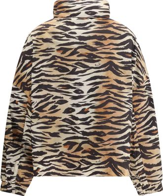 Pinko Womens Dotty Jacket Multi.nero-Beige Polyamide Multi.nero/beige