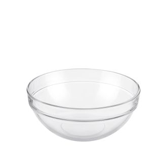 Pasabahce Salatsch&uuml;ssel aus Glas, 20 cm, transparent, Tischdekoration