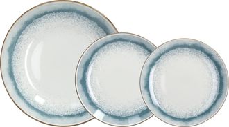 Tognana Oasi Tafelservice 18-teilig, Porzellan, hellblau