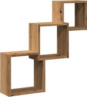 Generic Cube Wandregal, Schweberegal, Wandregal, Wandmontierte Display Rack f&uuml;r Schlafzimmer/Wohnzimmer/Badezimmer/K&uuml;che, Technisches Holz, Wei&szlig;, 68x15x68cm (