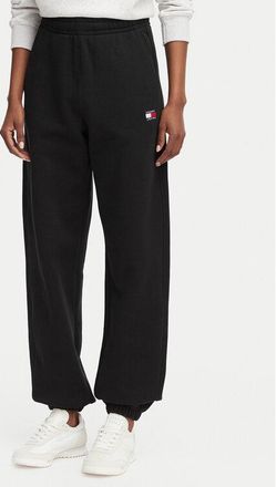 Tommy Jeans Jogginghose DW0DW22780 Schwarz Regular Fit