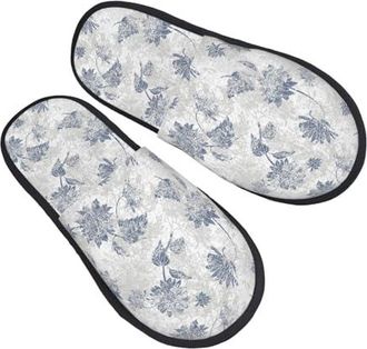 Generic Tournesol Bleu Unisexe Slippers Chaud Chaussons Antid&eacute;rapantes Pantoufles Pour Automne Maison Ext&eacute;rieur L