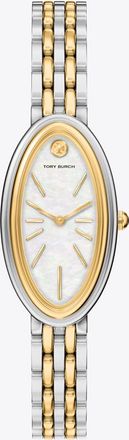 Tory Burch Damen Elongated Oval Watch
