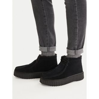 Clarks Schn&uuml;rschuhe Clarks Torhill Moss 26182916 Schwarz