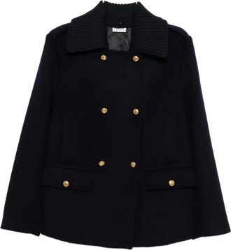 P.A.R.O.S.H. Doppelreihige Cabanjacke - Blau