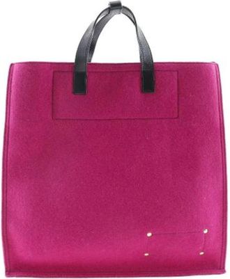 Saint Laurent unisex, Pre-owned, Rose, Taille: ONE Size Sac Tote Vintage Pre-owned