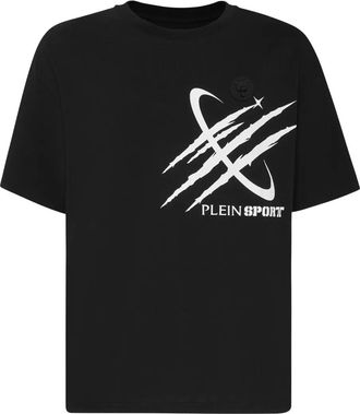 Plein Sport t-shirt à imprimé graphique - Noir