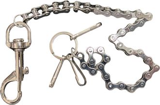 Miniblings Fahrradkette Fahrrad Schl&uuml;sselanh&auml;nger - Handmade Modeschmuck I Anh&auml;nger Schl&uuml;sselring Schl&uuml;sselband Keyring - Fahrradkette Fahrrad