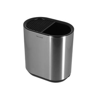 Menastyl Cuisson Porte ustensile 18x11.5x19.5cm en acier inoxydable et plastique - 5040139