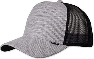 Djinns WaffleJersey - Casquette en maille pour camionneur, gris, taille unique