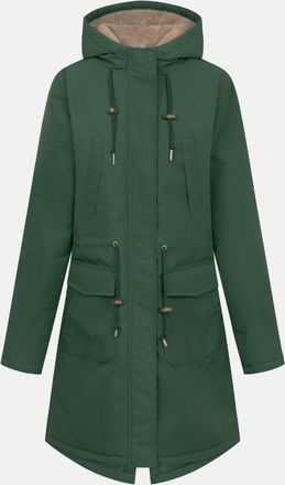 Derbe Derbe Winterjacke Friese Festholm Damen Gr&uuml;n Parka