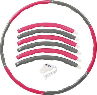 Sport-Tec Hula Hoop Reifen, ø 100 cm, 1,5 kg, inkl. Maßband Power Fitnessreifen Hulahoop zur Gewichtsreduktion