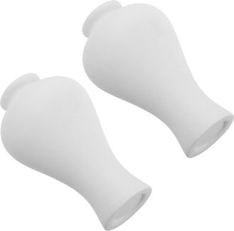 Artibetter 2stücke Keramikvase Weiß Dekorative Vase Für Wohnzimmer Tischvase Für Blumendekoration Moderne Weiße Keramikvasen Boho-vasen Für Wohnraumdekoration