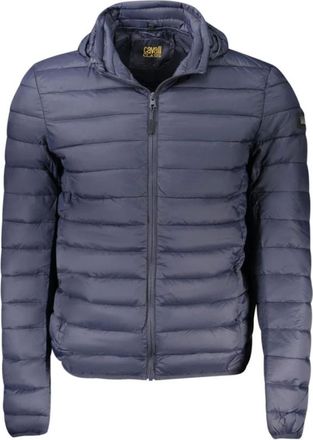 Cavalli Homme, Vestes, Bleu, Taille: XL Polyester Jacket