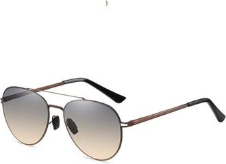 Generic Lunettes De Soleil For Hommes, Conduite, Vacances, Photo, Monture En M&eacute;tal(Brown)