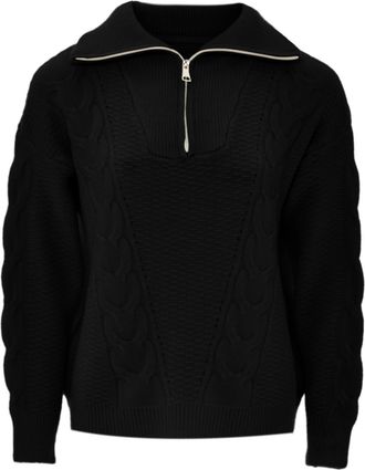 Dreimaster Dreimaster Pullover Frauen schwarz