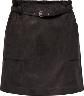 Only Onldiane Heidi Life Faux Suede Skirt OTW