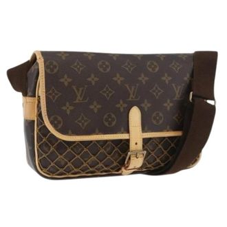 Louis Vuitton Sac bandouli&egrave;re en toile Monogram Pre-owned - Femme - Pre-owned - Brun - Taille: ONE Size