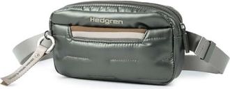 Hedgren Sac Banane Sac à épaule bandoulière Cocoon Snug Two in One Waistbag/Crossover Black Ink Gris foncé