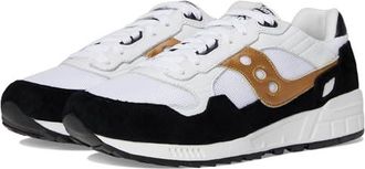 Saucony Baskets Shadow 5000 unisexes pour adulte, Blanc/noir/dor&eacute;, 10 Women/8.5 Men