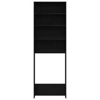 Generic Freistehender Waschmaschinenschrank, Aufbewahrungseinheit aus Holzwerkstoff mit Arbeitsplatte und Festen Regalen, Organizer f&uuml;r Waschmittel und Reinig