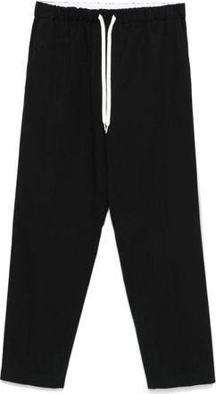 Maison Margiela Homme, Pantalons, Noir, Taille: M Pantalon &agrave; Taille &Eacute;lastique avec Poches