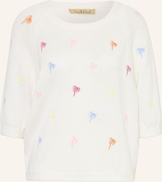 Smith & Soul Pullover Mit 3/4-Arm weiss