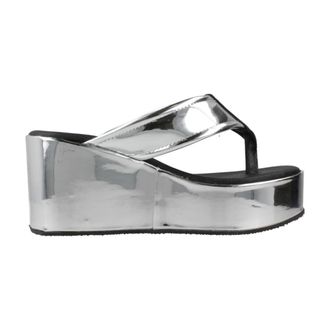 Yellow Femme, Chaussures, Gris, Taille: 39 EU Sandales Compens&eacute;es Plateforme