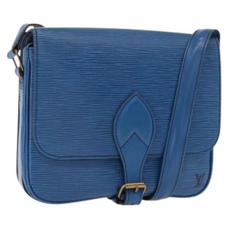 Louis Vuitton Sac bandouli&egrave;re vintage en cuir Pre-owned - Femme - Pre-owned - Bleu - Taille: ONE Size