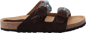 Taji Homme, Chaussures, Brun, Taille: 38 EU Buckle Stone Sandal