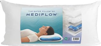 Mediflow Wasserkissen mit Daunenfüllung, 40 x 80 cm, verstellbare Stütze bei Nackenschmerzen (40 x 80 cm)