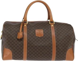 Celine unisex, Pre-owned, Brun, Taille: ONE Size Sac Week-end en Toile Pre-owned