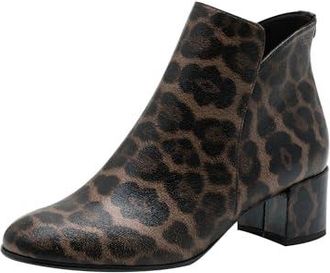 Tamaris Bottines &agrave; talon pour femme 1-25354-43 - L&eacute;opard - Taille 39 EU, l&eacute;opard, 39 EU