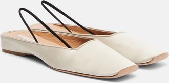 Calvin Klein Slingback-Ballerinas Kate aus Leder