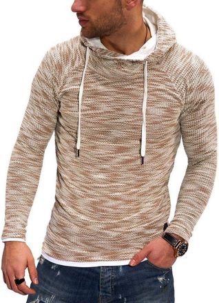 Behype. Kapuzensweatshirt B-JOHN im trendigen Layer-Look