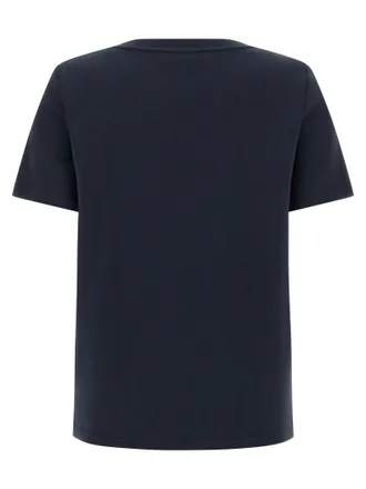 Max Mara Womens Blue Cotton T-Shirt