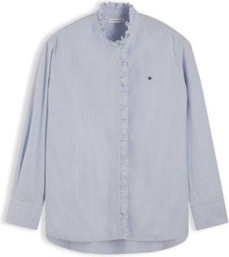 Tommy Hilfiger Chemise ray&eacute;e &agrave; volants en coton