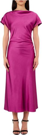 Liu Jo Femme, Robes, Violet, Taille: 36 FR Long satin dress