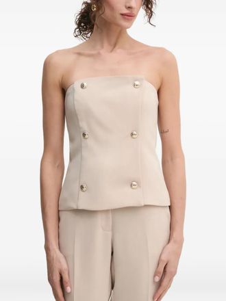 Marciano Tr&auml;gerloses Top - Nude