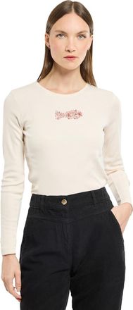 Armor Lux Langarm-T-Shirt, leichte Baumwolle, Nature Fish Serie Korallen, XL