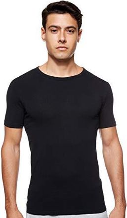 BOSS Boss Hommes T-Shirt RN 2P CO/EL Lot de Deux t-Shirts Slim Fit &agrave; Logo Vertical