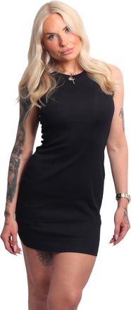 Yakuza Damen Moth Bodycon Kleid, Schwarz, L