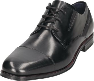 Bugatti man Herren Mokassins, Männer Business Lace Shoe,sportlich,maennlich,Men,lace-up Shoes,Low-tie,Schnuerschuhe,leger,schwarz (1000),41 EU/EU UK