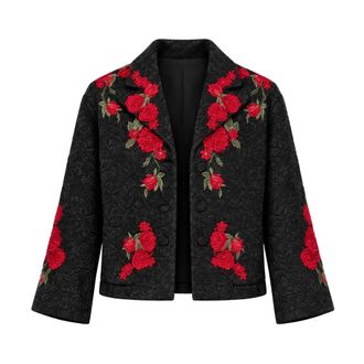 Dolce & Gabbana Veste tiss&eacute;e - Femme - Vestes - Noir - Taille: 34 FR