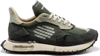 Bepositive Low-Top Sneaker - Space Race Wing - Cotton - Gr. 36 (EU) - in Gr&uuml;n - f&uuml;r Damen