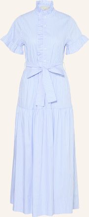 Neo Noir Neo Noir Kleid Nellie Mit R&uuml;schen blau