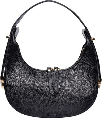 Isabella Rhea Schwarz Rindsledertasche