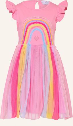 Danamade Danamade Kleid Im Materialmix Mit Pailletten rosa